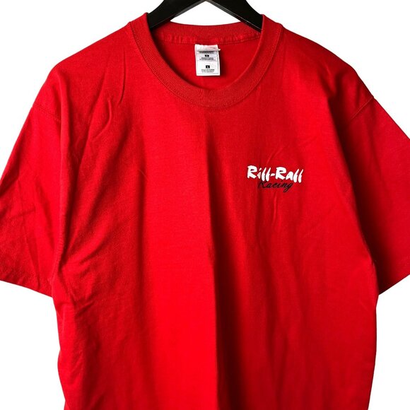 Vintage | Tops | Vintage 9s Riff Raff Racing T Shirt Red Large L Team ...